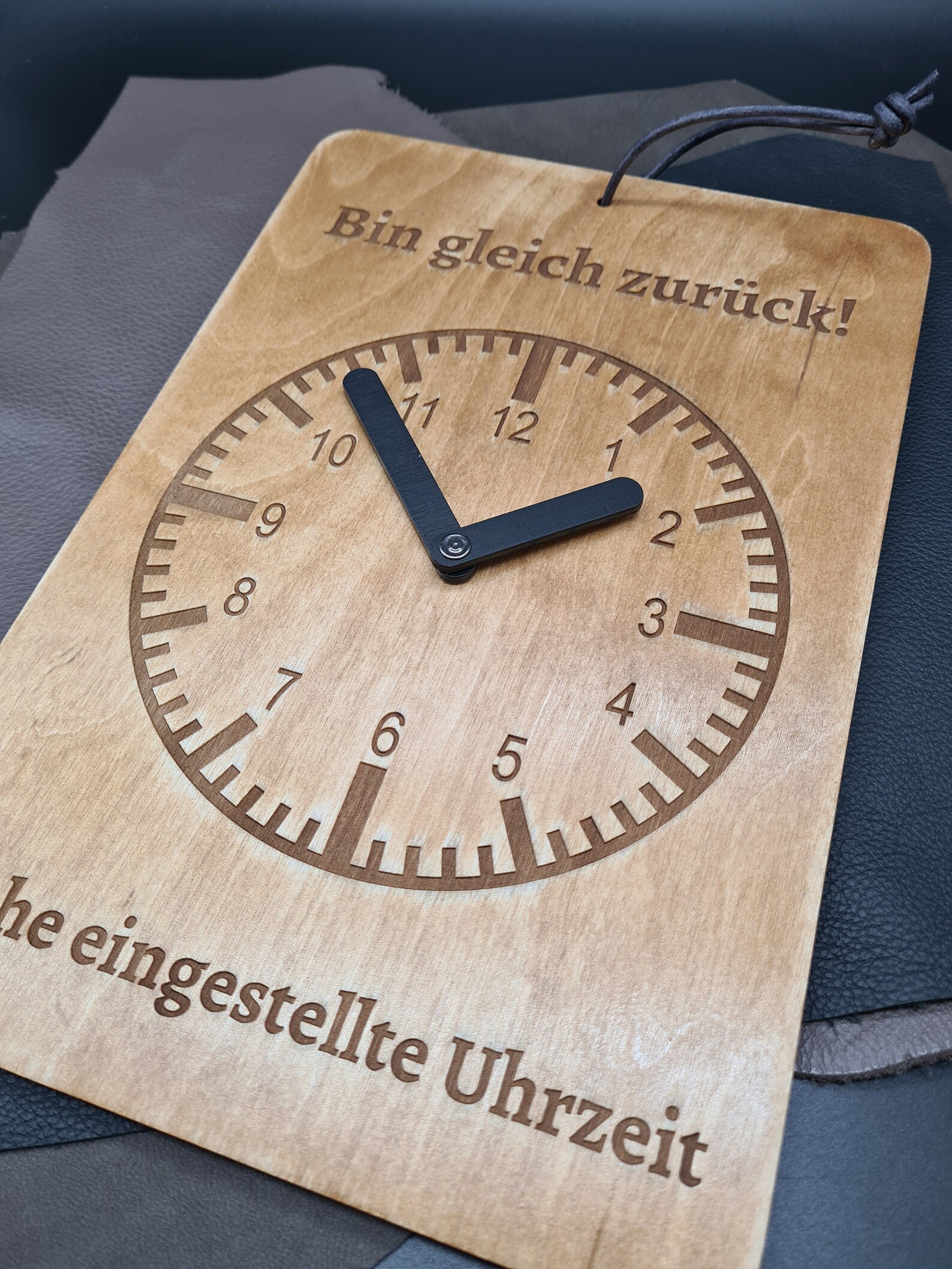 Door Sign - I'll Be Right Back - Clock Hands - Clock - Business - Can ...