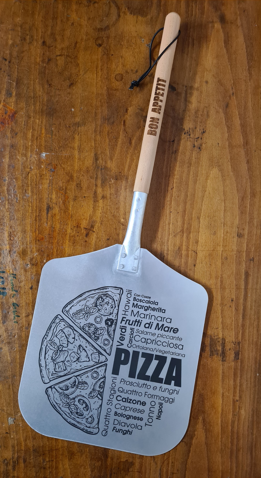 Pizza Peel With Handy Wooden Handle, Pizza Peel, Decorative Accessory ...