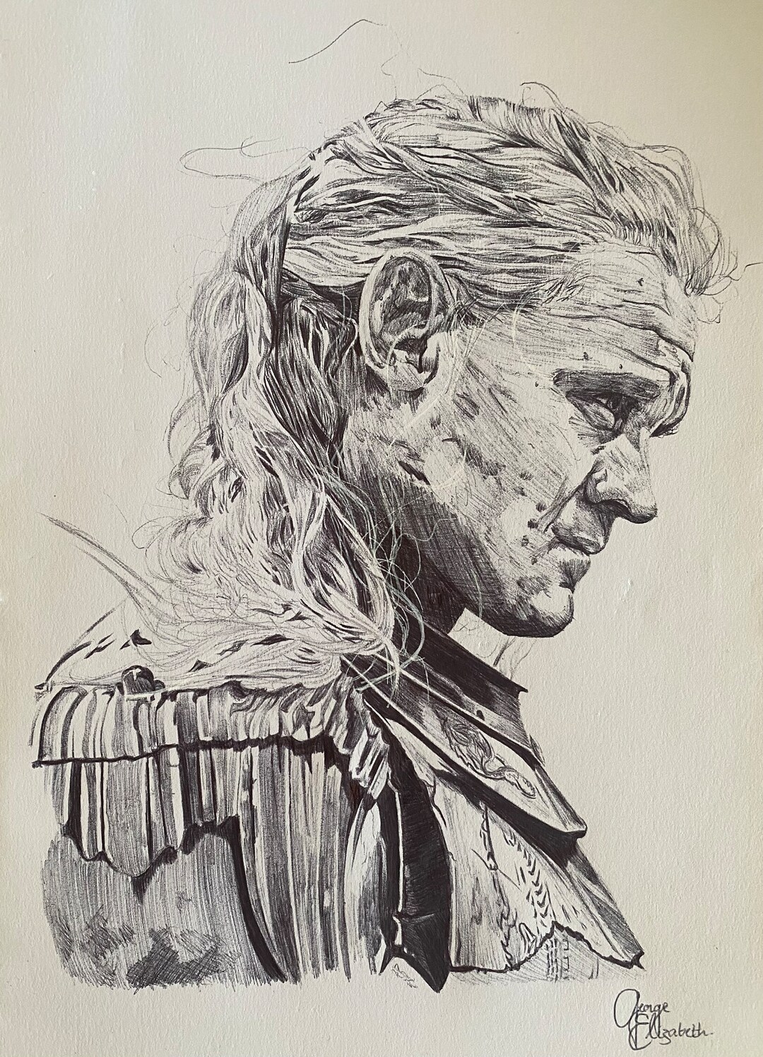 Daemon Targaryen Hand Sketched Drawing - Etsy