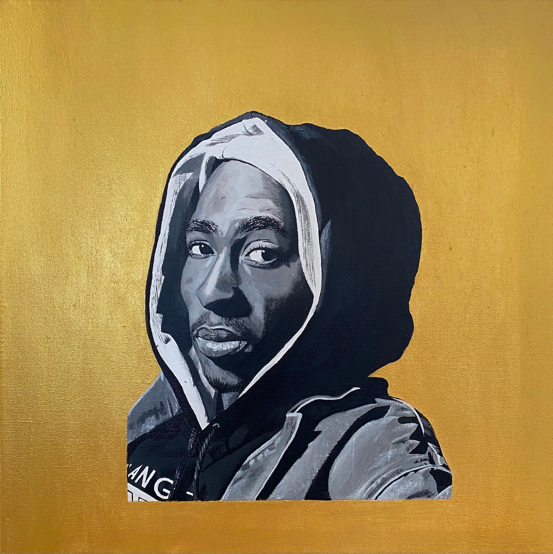Original Tupac Shakur Acrylic Portrait Painting - Etsy