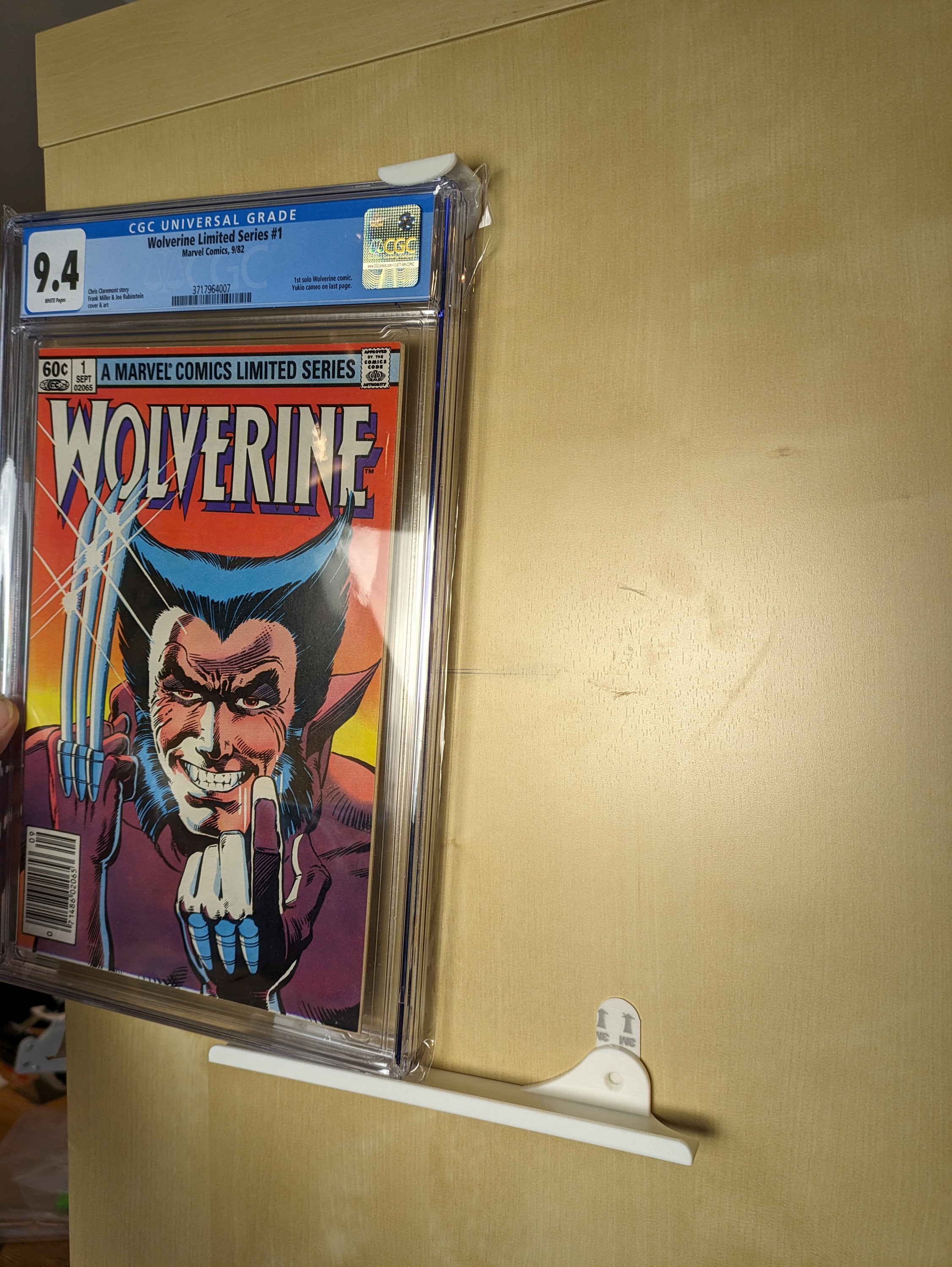 Comic Book Wall Mount Display for CGC Graded/slabbed Comics - Etsy ...