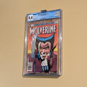 Comic Book Wall Mount Display Shelf for Graded CGC Protective Slabs ...