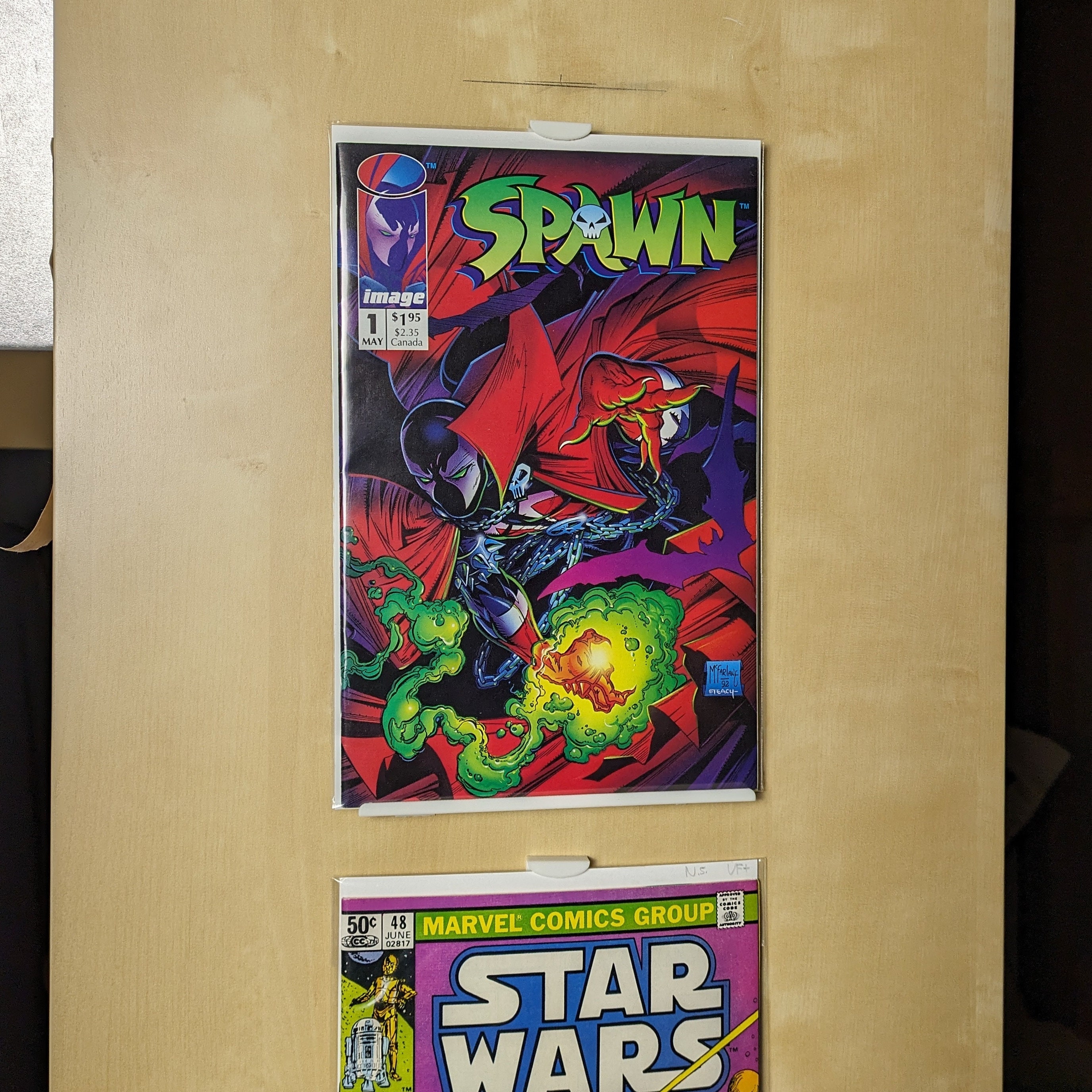 Comic Book Wall Mount Display for Boarded Comics Small Size - Etsy