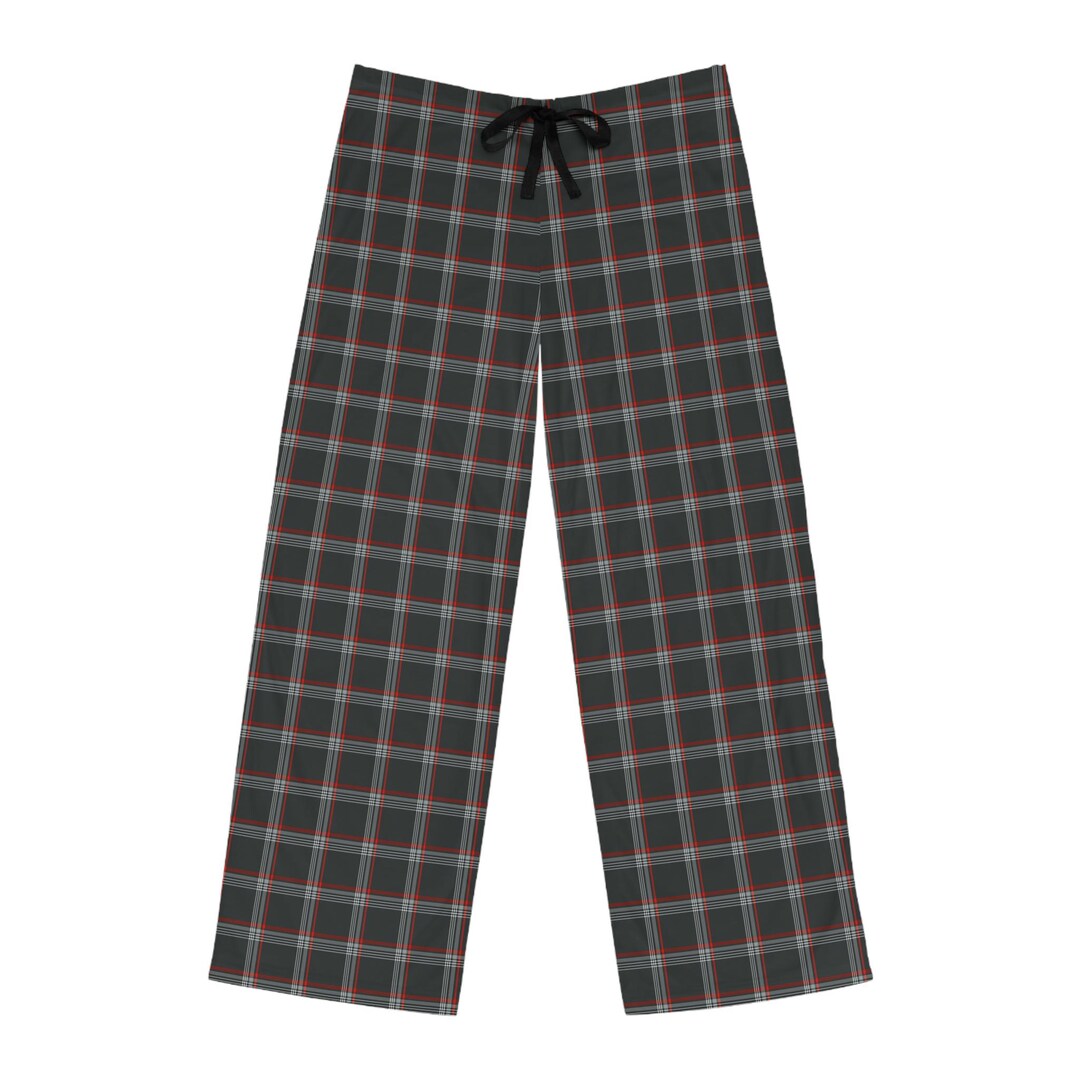 Clark Plaid Tartan Pajama Pants for Men, Golf GTI Comfy Lounge ...