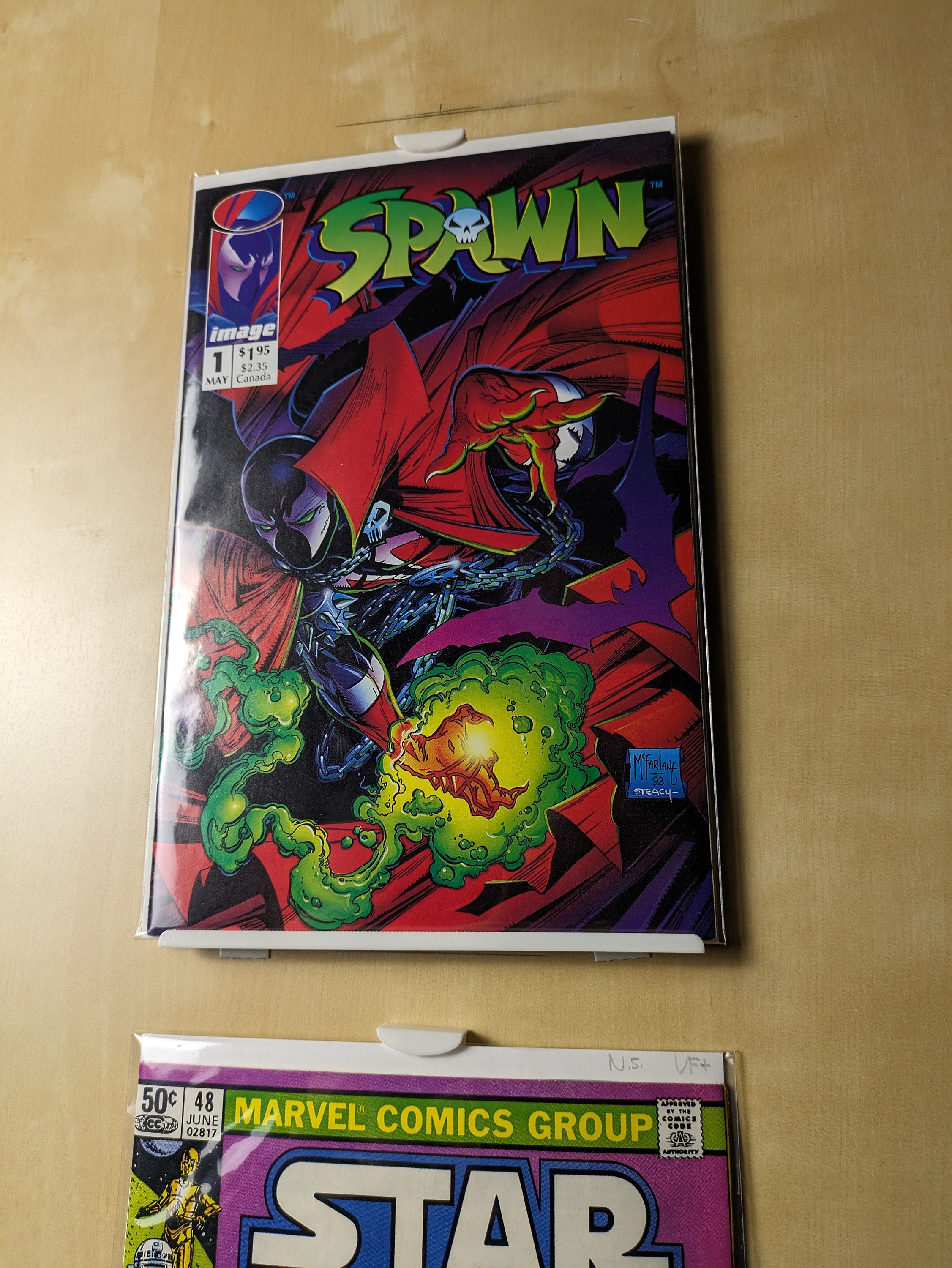 Comic Book Wall Mount Display for Boarded Comics Small Size - Etsy