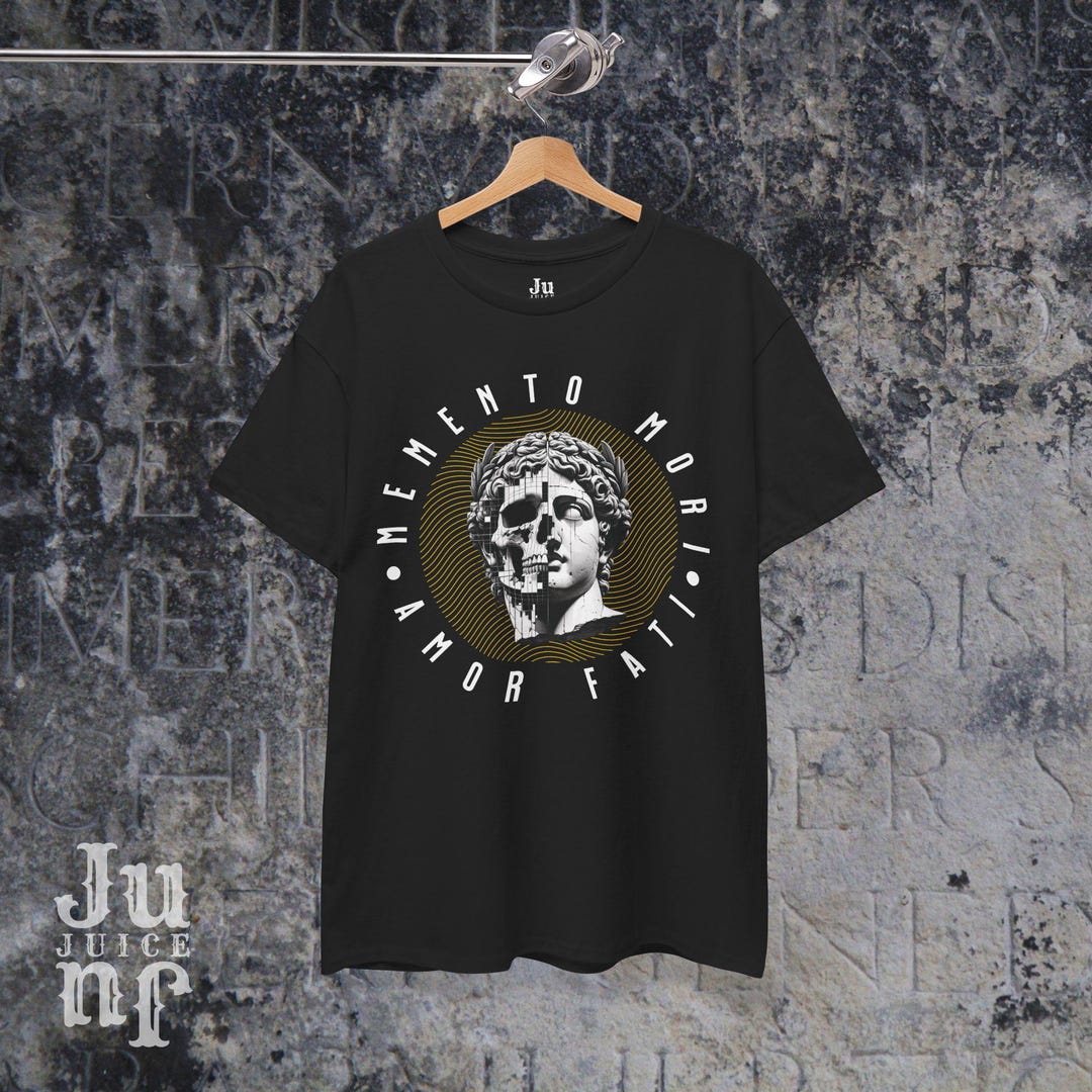 Memento Mori T-shirt: Greco-roman Skull Graphic Tee - Etsy