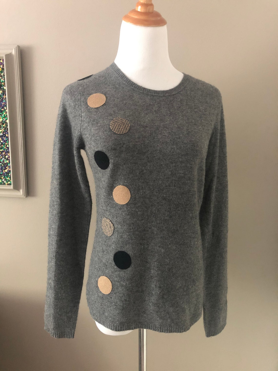One Merino Wool Patch: Iron-on (or Remove Adhesive to Sew Instead ...
