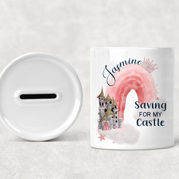 Castle Piggy Bank - Etsy