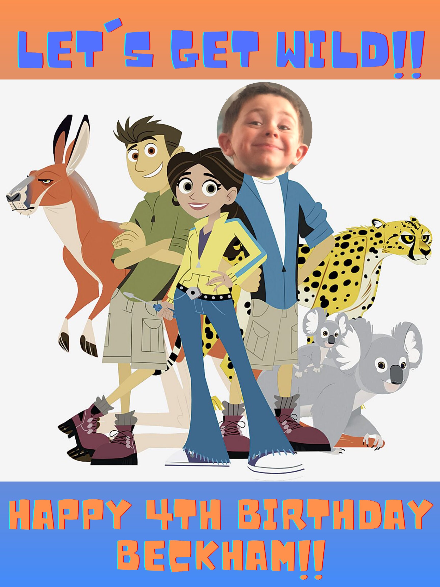 Wild Kratts Personalized Birthday Poster - Etsy