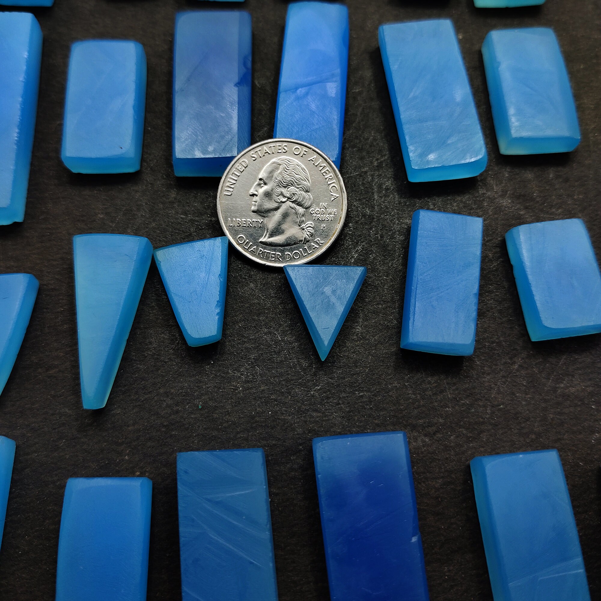 Blue Onyx Crystal Shard Blue Chalcedony Rough Shards Natural | Etsy