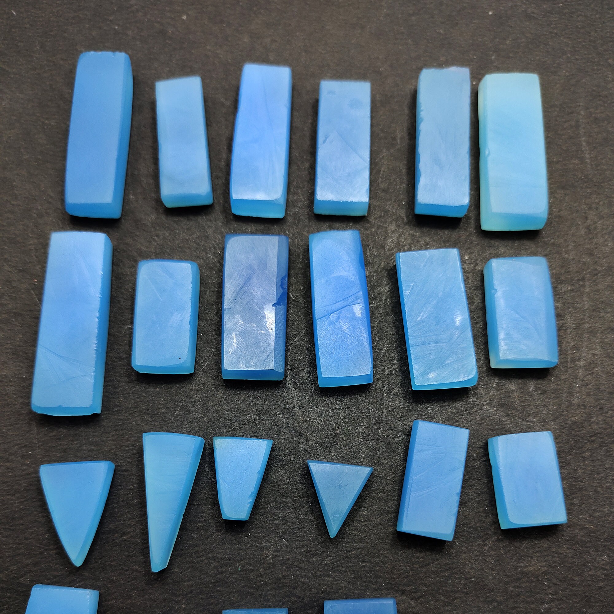 Blue Onyx Crystal Shard Blue Chalcedony Rough Shards Natural | Etsy