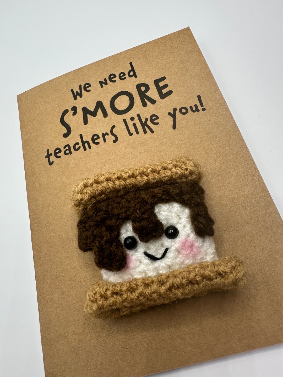 Thank You Teacher Card Crochet Kraft We Need Smore Teachers Like You ...