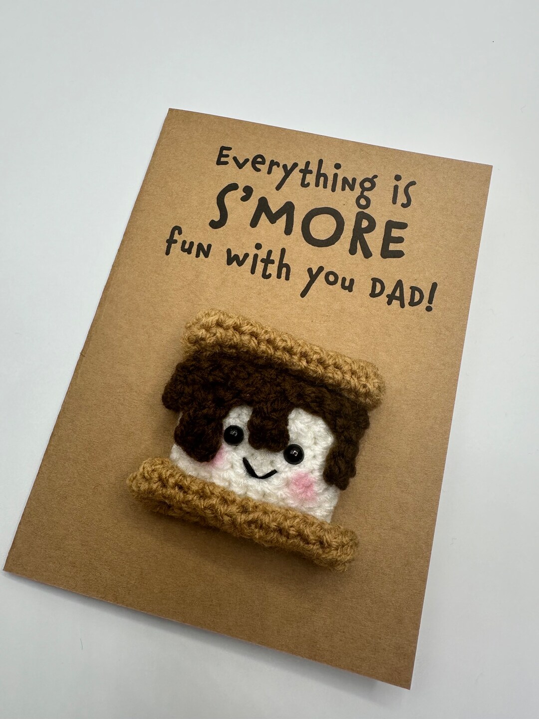 Birthday Fathers Day Card - Crochet - Kraft - Everything is S’more Fun ...