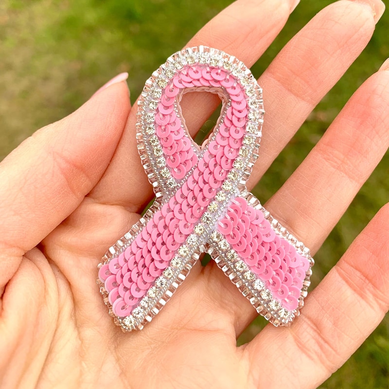 Pink Ribbon Beads - Etsy