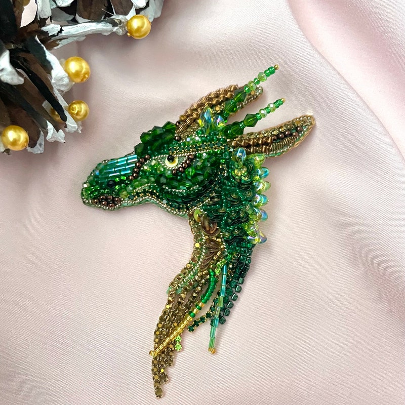 Dragon Brooch - Etsy
