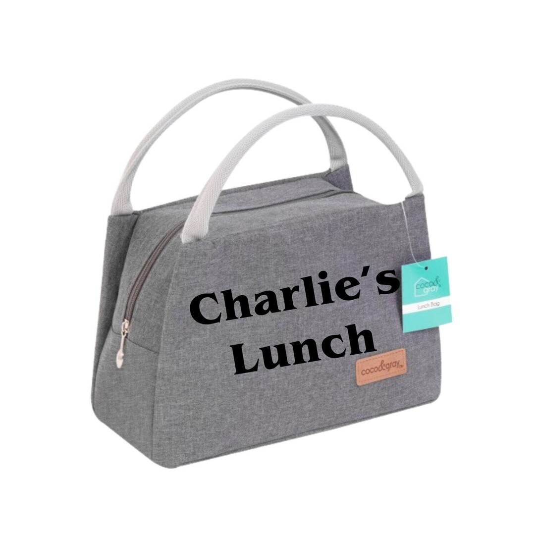 Personalised Vinyl Printed Lunch Box With Name - Etsy UK