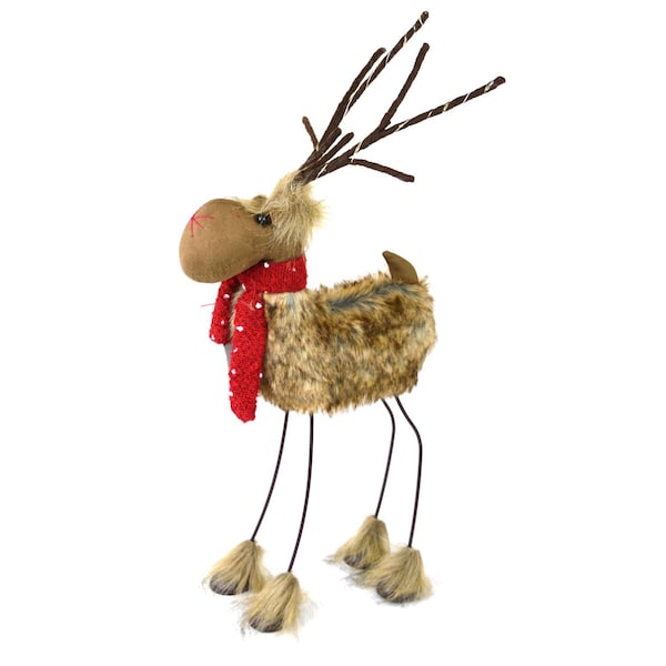 Large Plush Reindeer - Etsy UK
