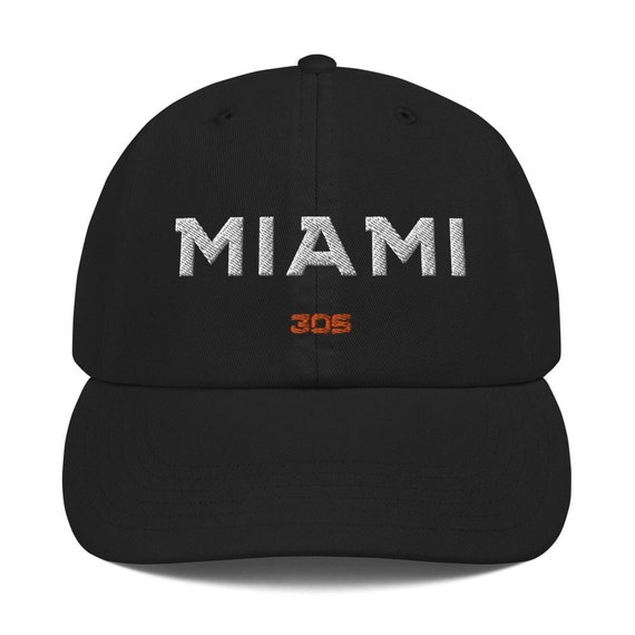Miami Dad Hat Football 305 Hurricanes - Etsy