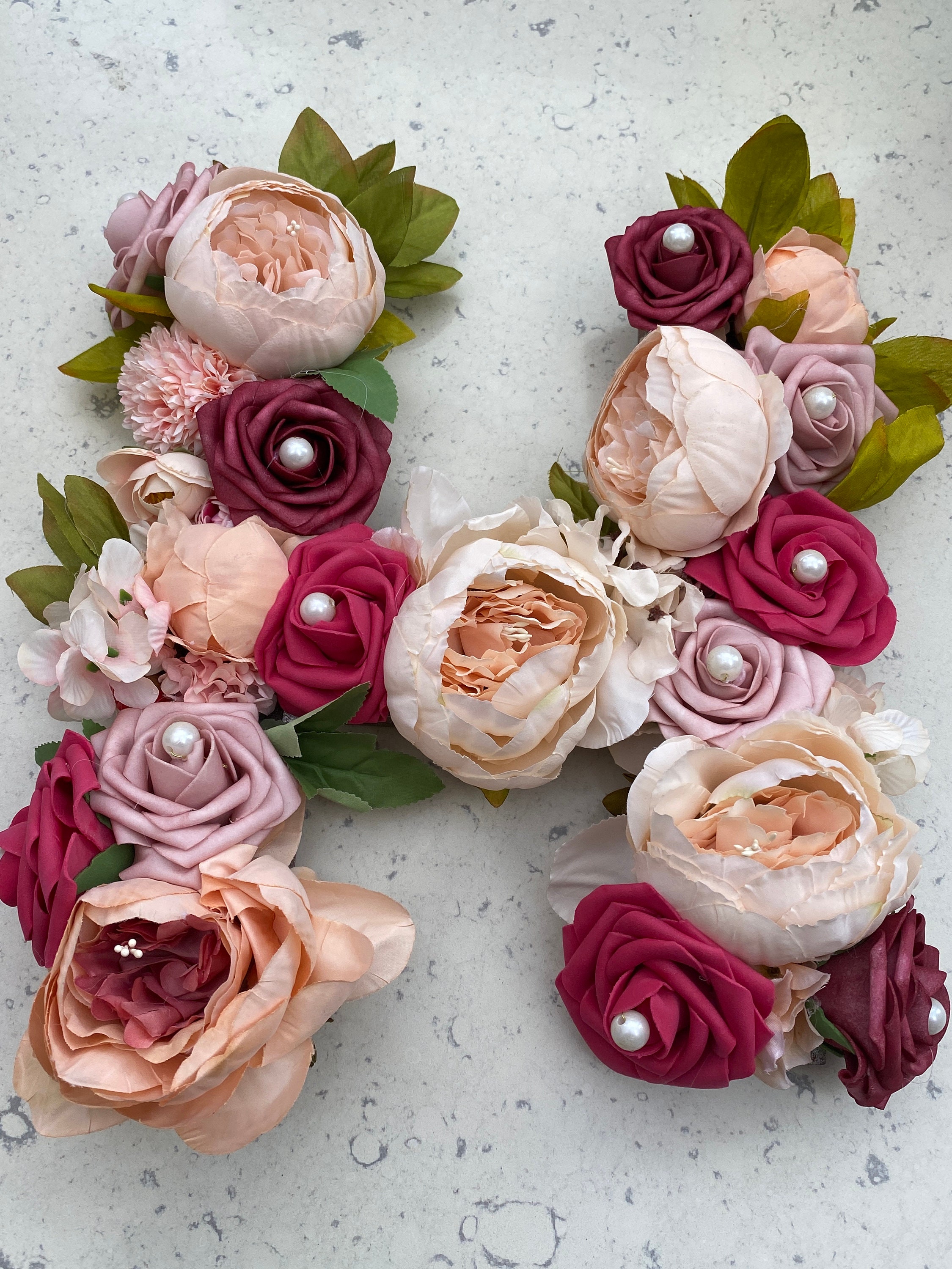 Floral Alphabet Letters - Etsy