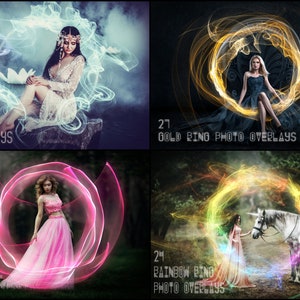 109 Magic Ring Photo Overlays Pack - Etsy