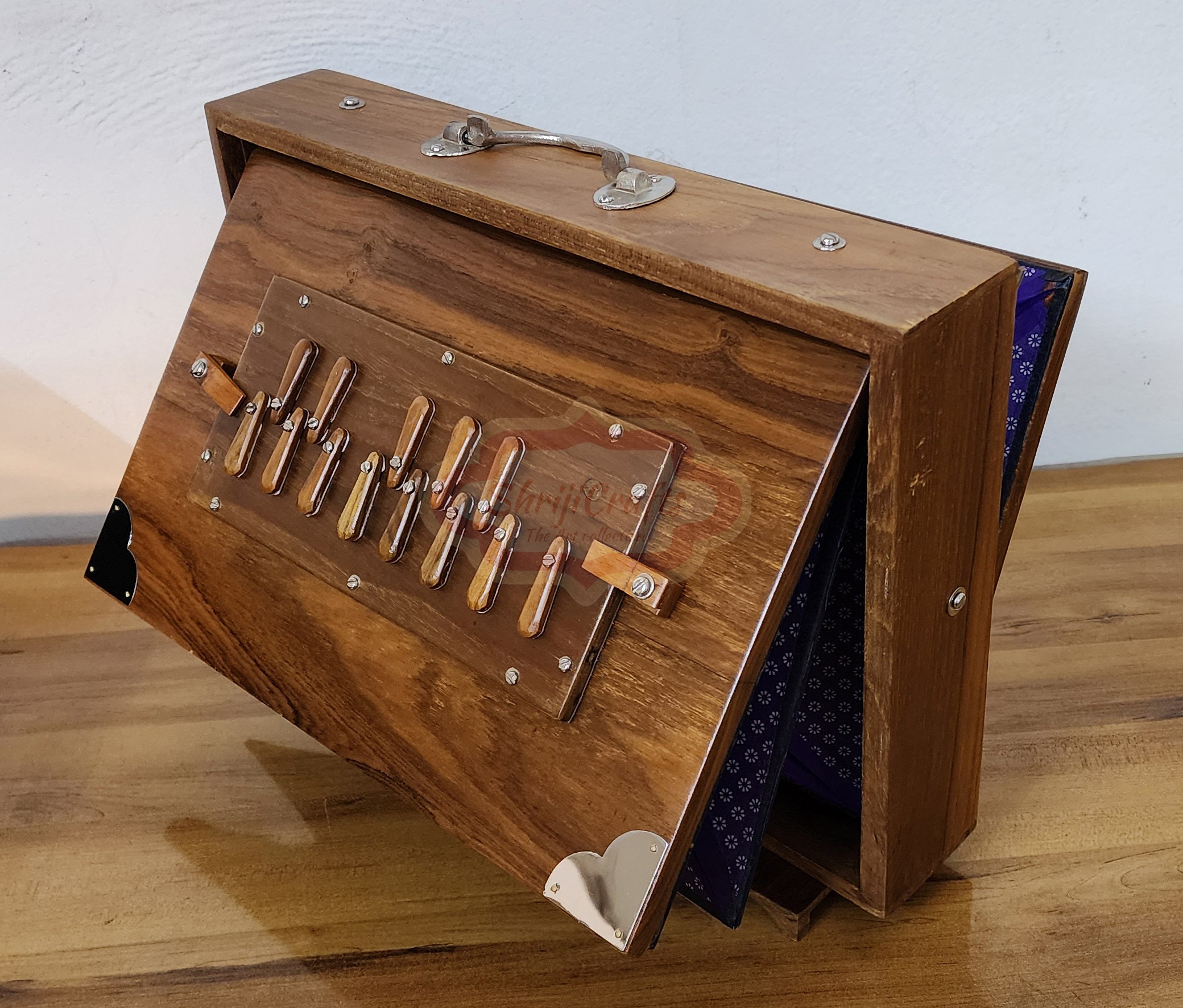 Professional Indian Shruti Box 13 Keys – Dual 440hz and 432hz Tuned Sur ...