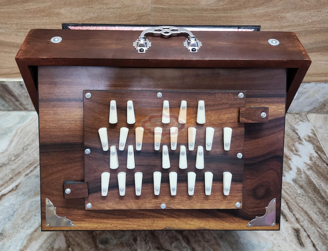 Shruti Box 26 Keys Key C to B First Sec Octaves Wood and Ply 16X12X3 ...