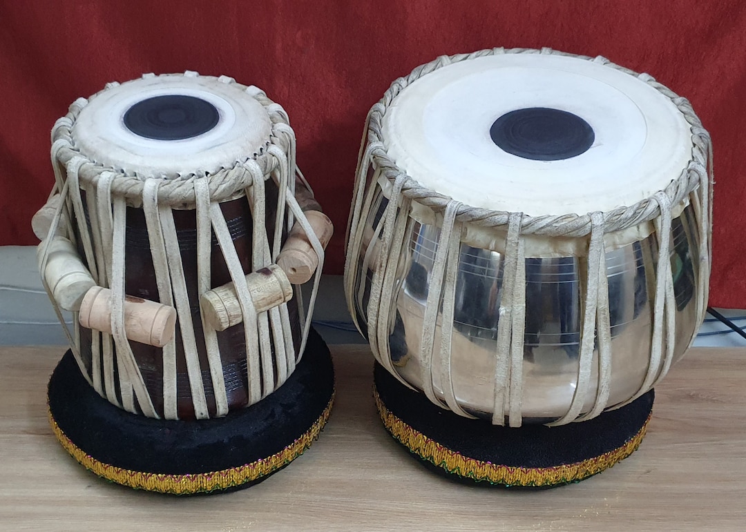 Professional Tabla Drum Set: Indian Bayan & Dayan Percussion Instrument ...