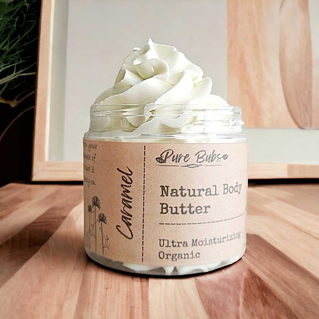 Caramel Organic Shea & Mango Body Butter – Vegan, Hydrating, All ...