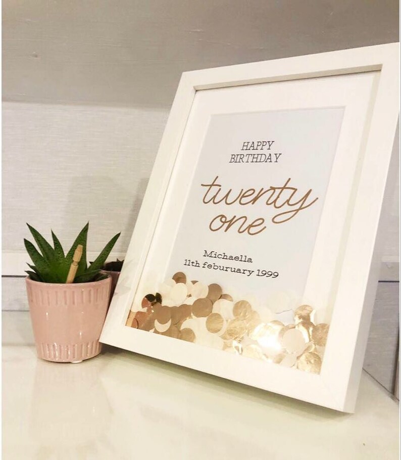 Customised Birthday Frame - Etsy