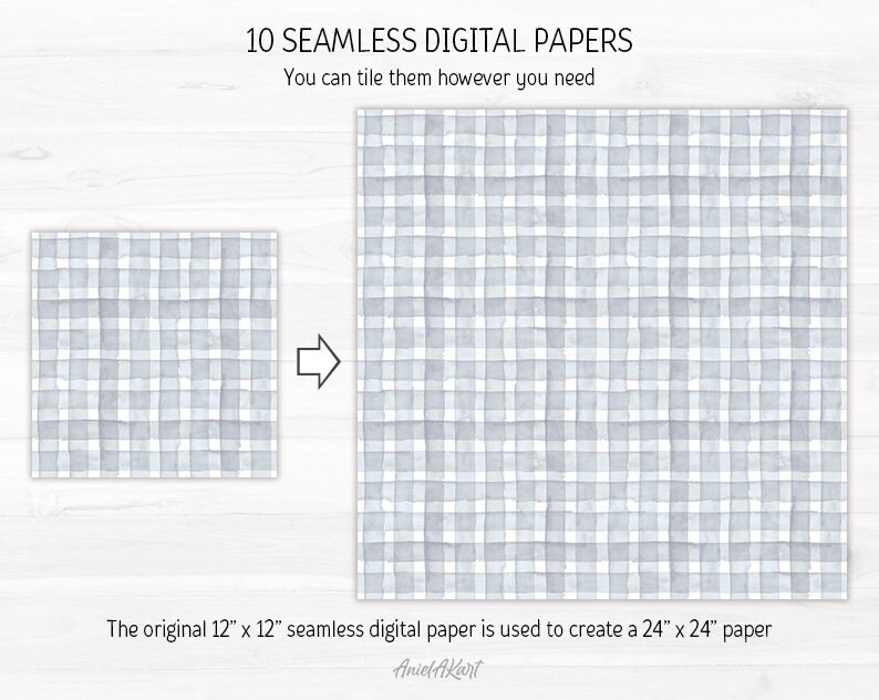 Light Grey Seamless Pattern Watercolor Polka Dot Digital Paper Pack ...