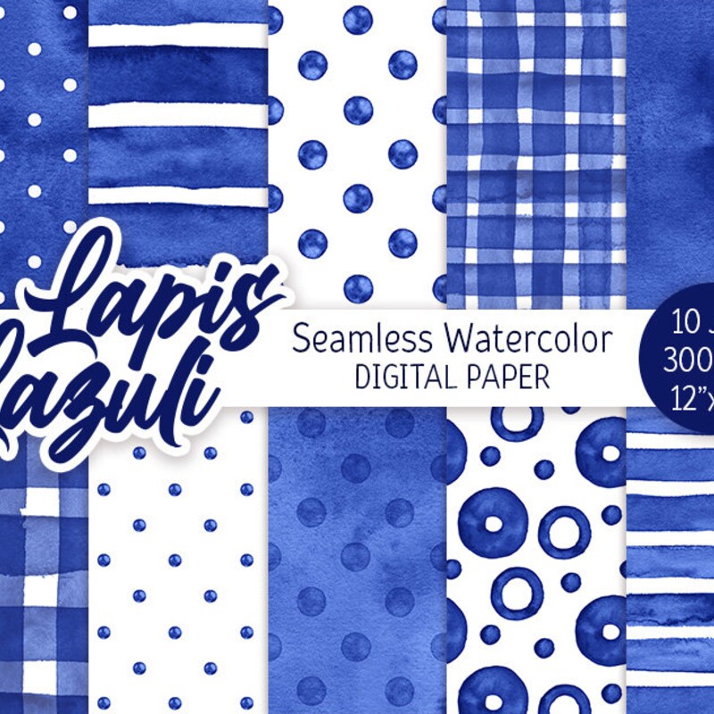 Watercolor Dot Print - Etsy