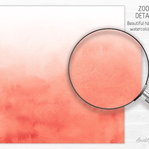 Ombre Watercolor Digital Paper Pack Bundle 90 Rainbow Colors Gradient ...