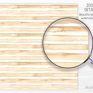 Boho Baby Digital Paper Pack Pastel Seamless Pattern Watercolor Polka ...