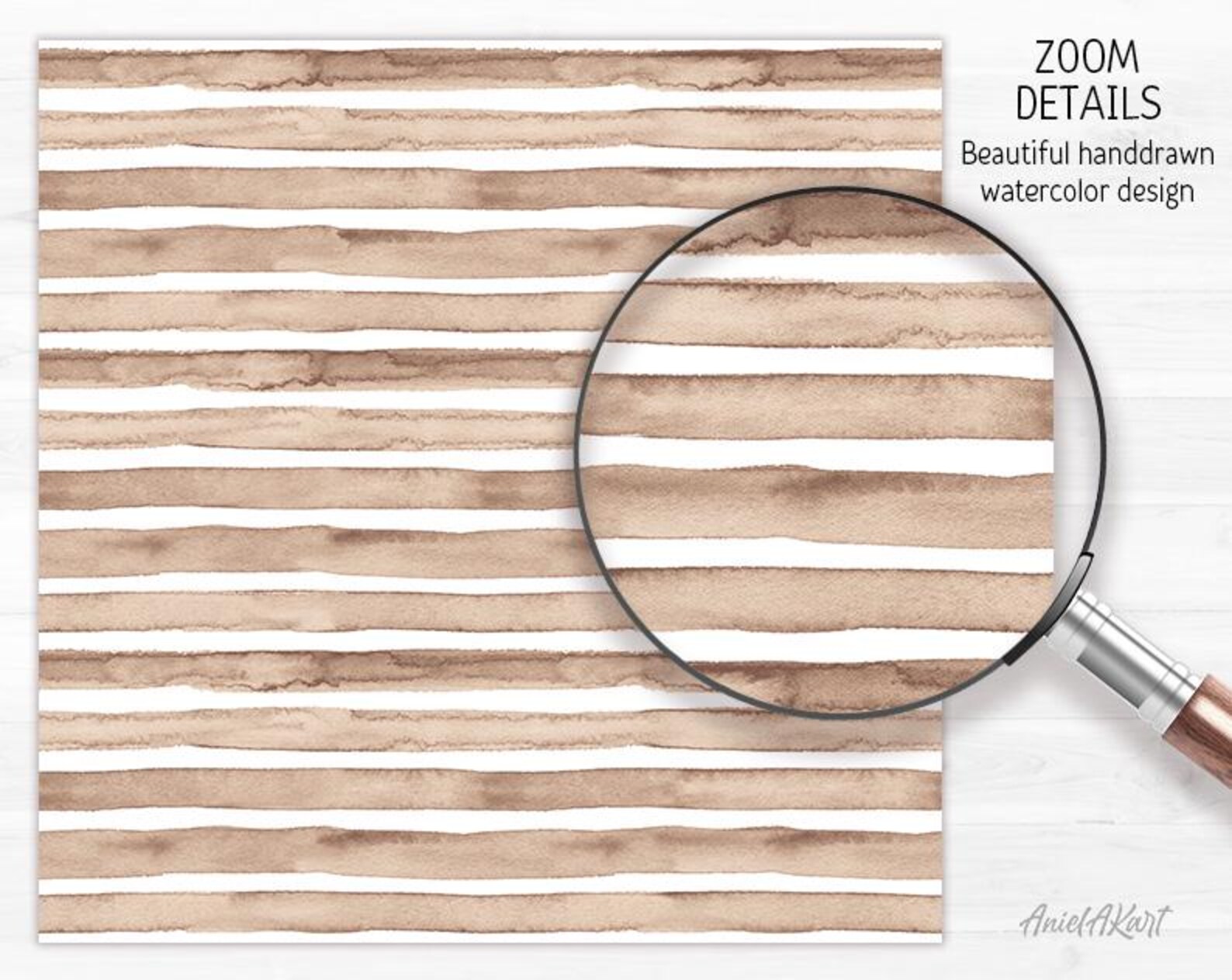 Neutral Boho Digital Paper Pack Watercolor Light Beige Seamless Pattern ...