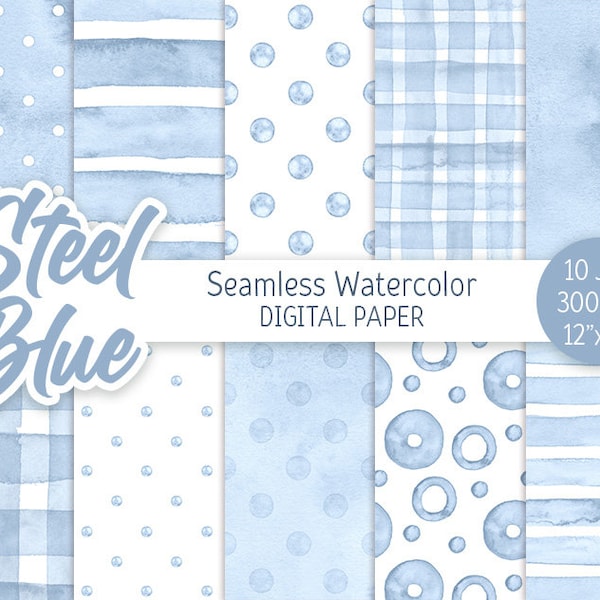 Light Blue Pattern - Etsy