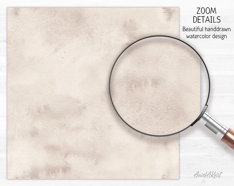 Watercolor Winter Digital Paper Pack Winter Hues Seamless Pattern ...