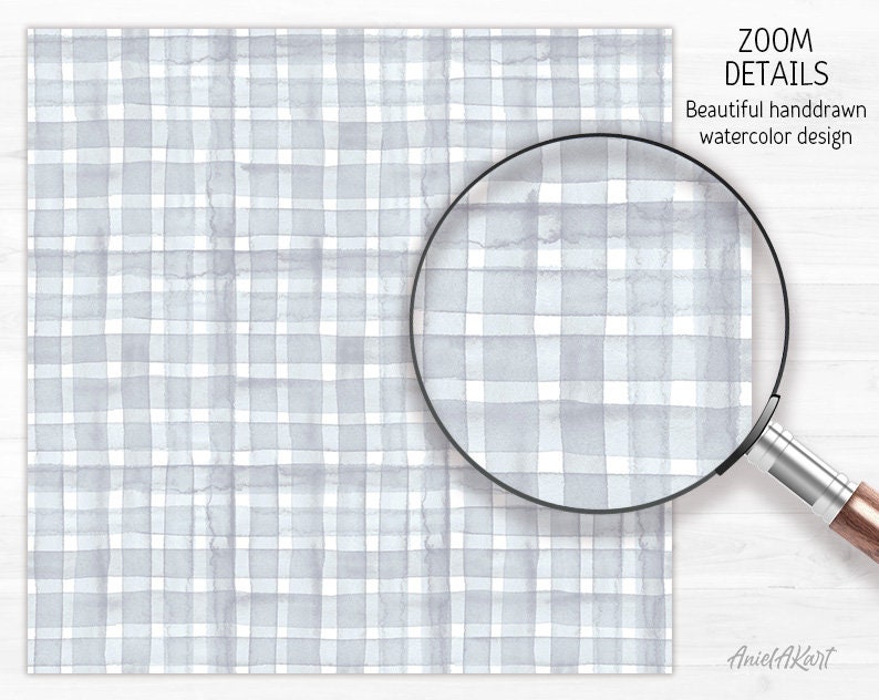 Light Grey Seamless Pattern Watercolor Polka Dot Digital Paper Pack ...