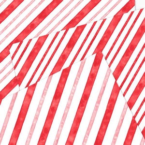 Candy Cane Stripes Digital Paper Pack Watercolor Peppermint Seamless ...