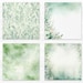 Sage Green Digital Paper Pack Watercolor Pastel Wedding Scrapbook Paper ...