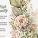 Watercolor Boho Floral Frame Clipart Flower Wreath Boho - Etsy