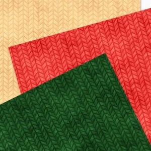 Christmas Sweater Digital Paper Pack Cozy Winter Knit Seamless Pattern ...