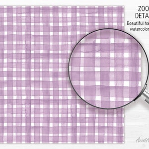 Lilac Purple Seamless Pattern Watercolor Polka Dot Digital Paper Pack ...