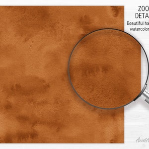 Watercolor Fall Digital Paper Pack Cozy Autumn Hues Seamless Pattern ...