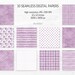 Lilac Purple Seamless Pattern Watercolor Polka Dot Digital - Etsy
