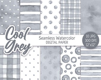 Christmas Digital Paper Pack Watercolor Polka Dot Seamless - Etsy