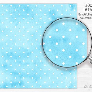 Pastel Polka Dot Watercolor Digital Paper Pack Pastel Rainbow Hues ...