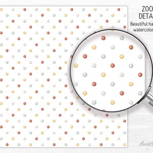 Boho Baby Digital Paper Pack Nursery Watercolor Baby Toys Seamless ...