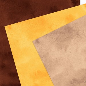 Watercolor Fall Digital Paper Pack Cozy Autumn Hues Seamless Pattern ...