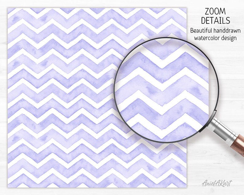 Lavender Purple Geometric Pattern Watercolor Seamless Digital Paper ...