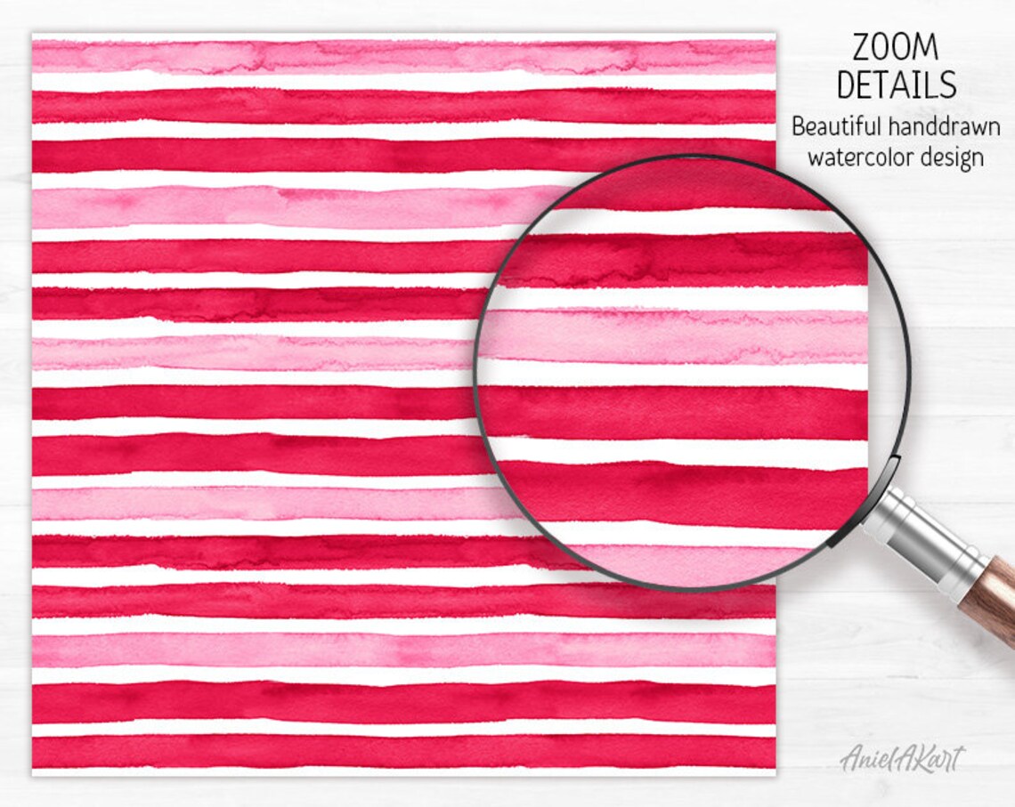 Valentine Digital Paper Pack Watercolor Polka Dot Seamless - Etsy